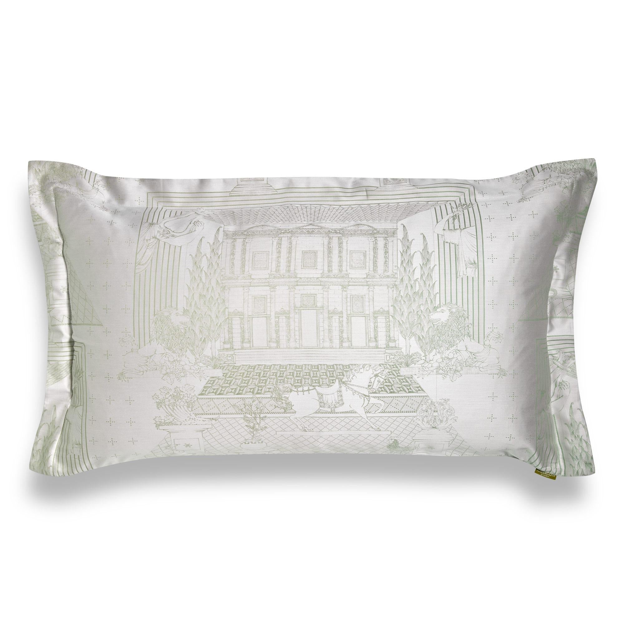 Ephesus Jacquard Decorative Cushion Cover - Celadon – Haremlique US